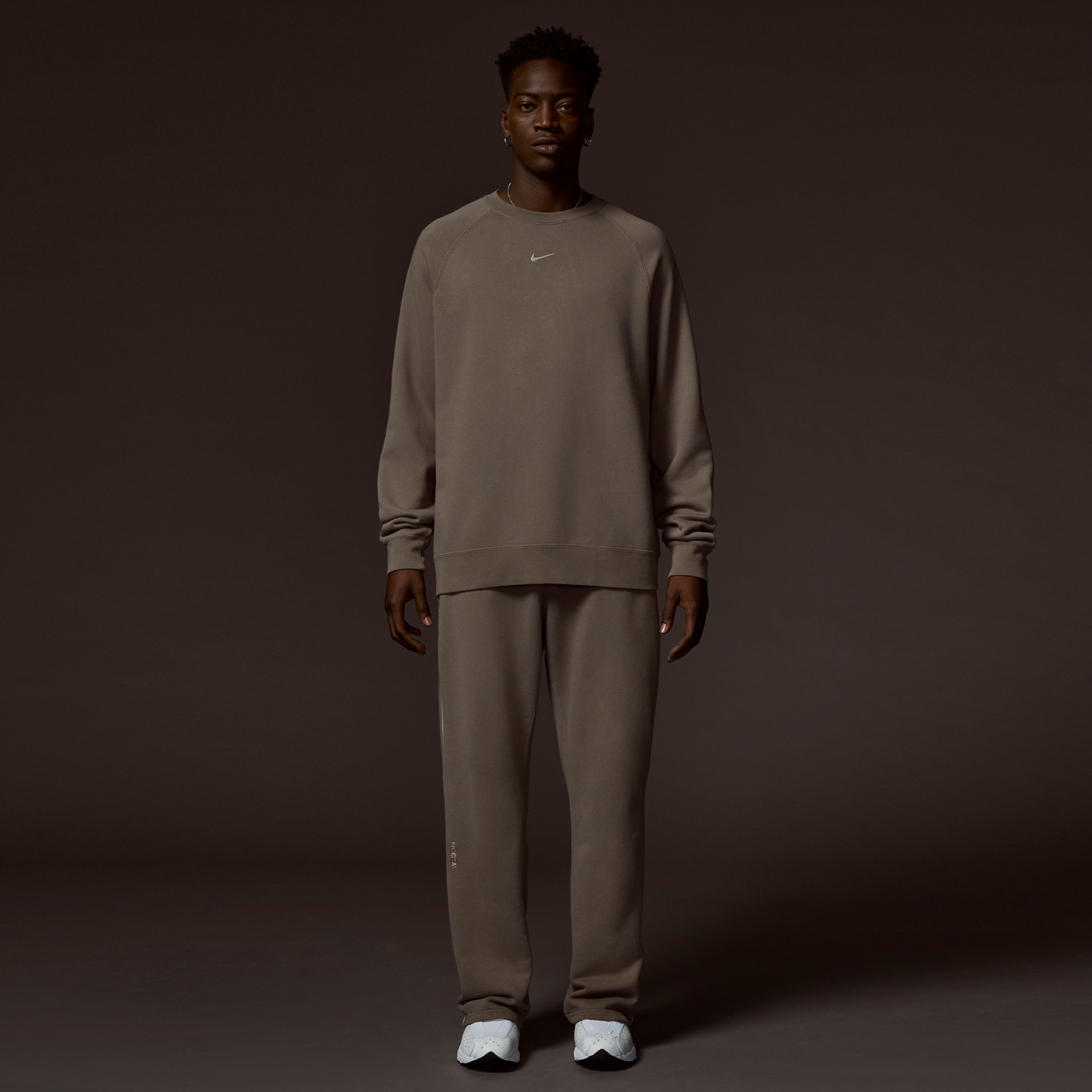 NOCTA Fleece CS Crew Olive Grey | NOCTA