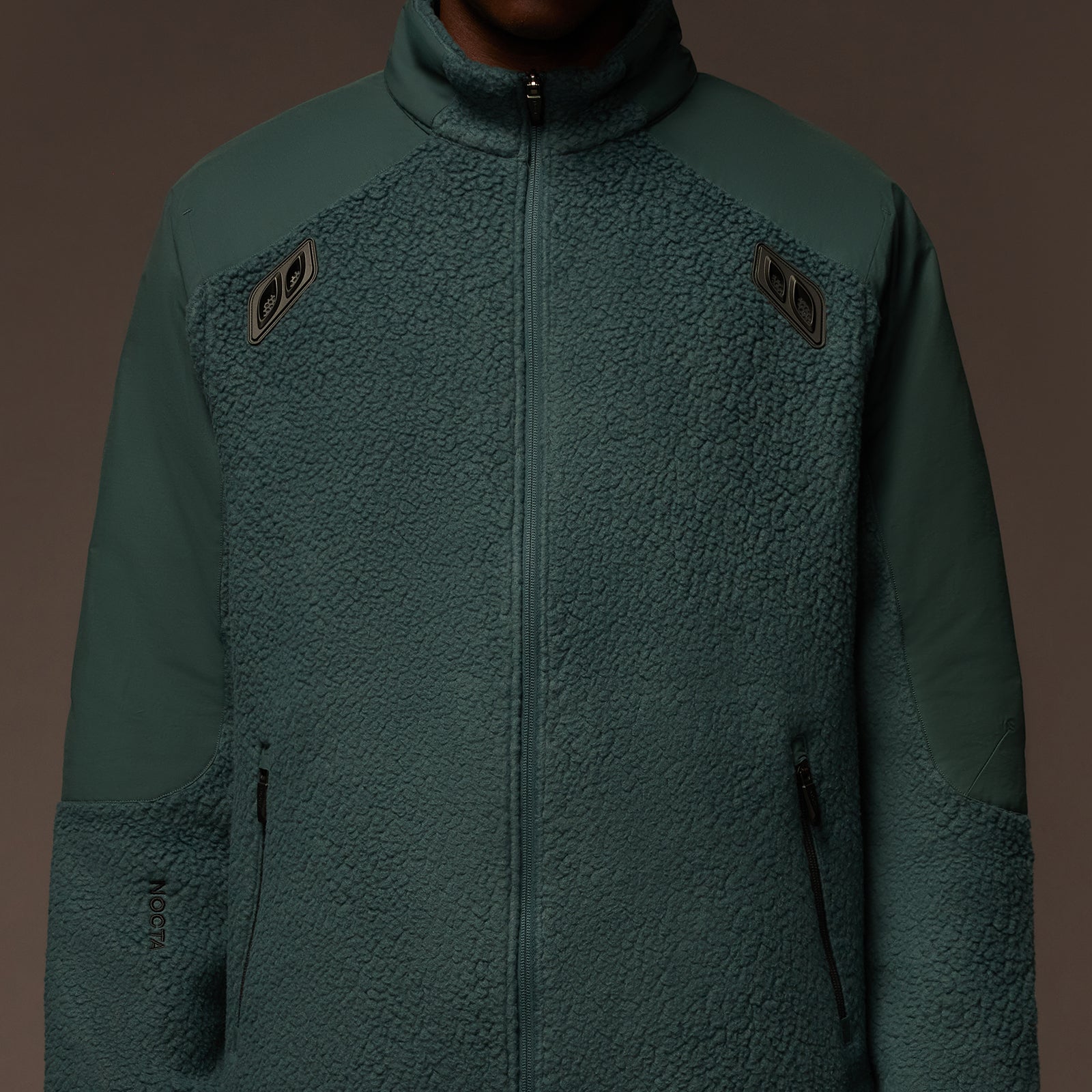Tahr Sherpa Zip-uP Jacket Deep Jungle | NOCTA