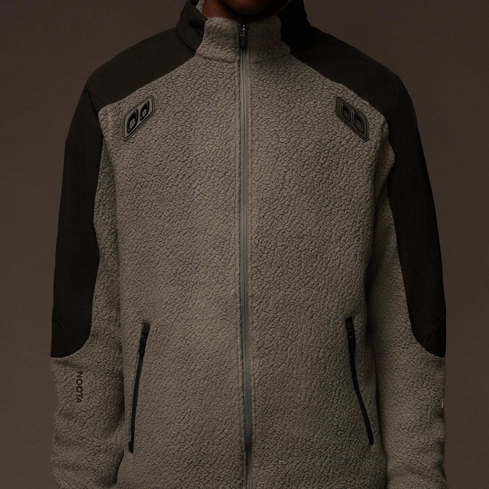 Tahr Sherpa Zip-uP Jacket Iron Gray | NOCTA