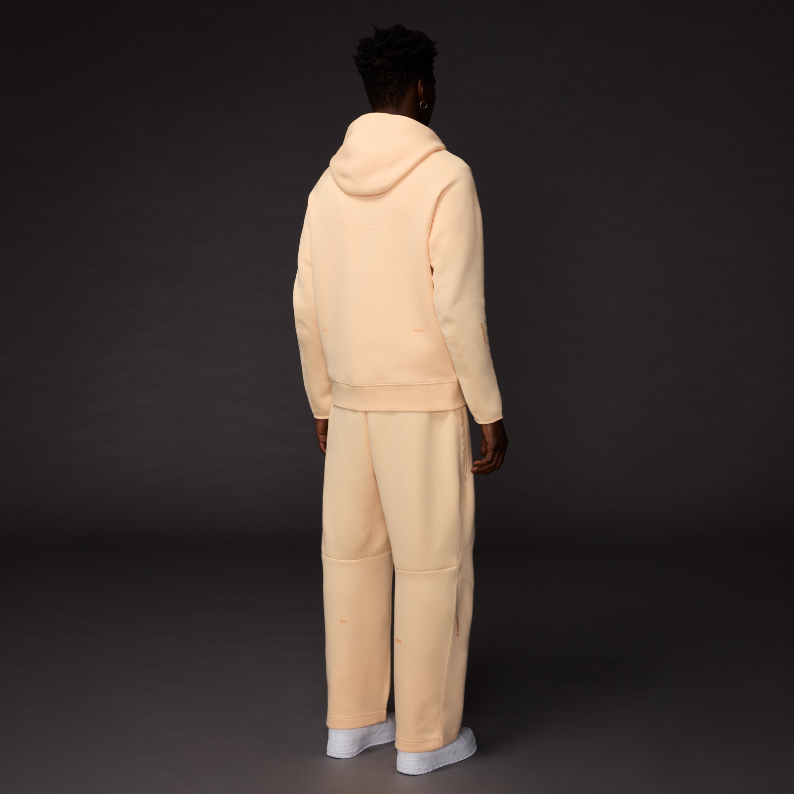 NOCTA Tech Fleece Full Zip Hoodie Ice Peach | NOCTA