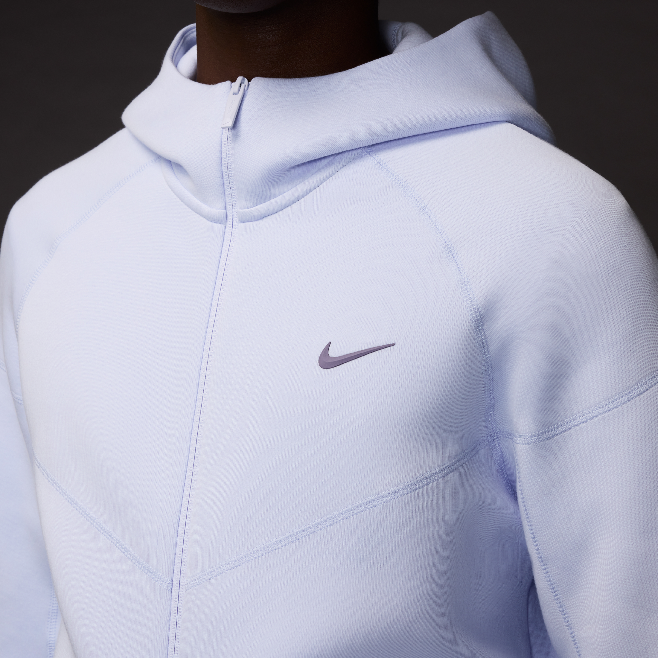 NOCTA Tech Fleece Full Zip Hoodie Palest Purple | NOCTA