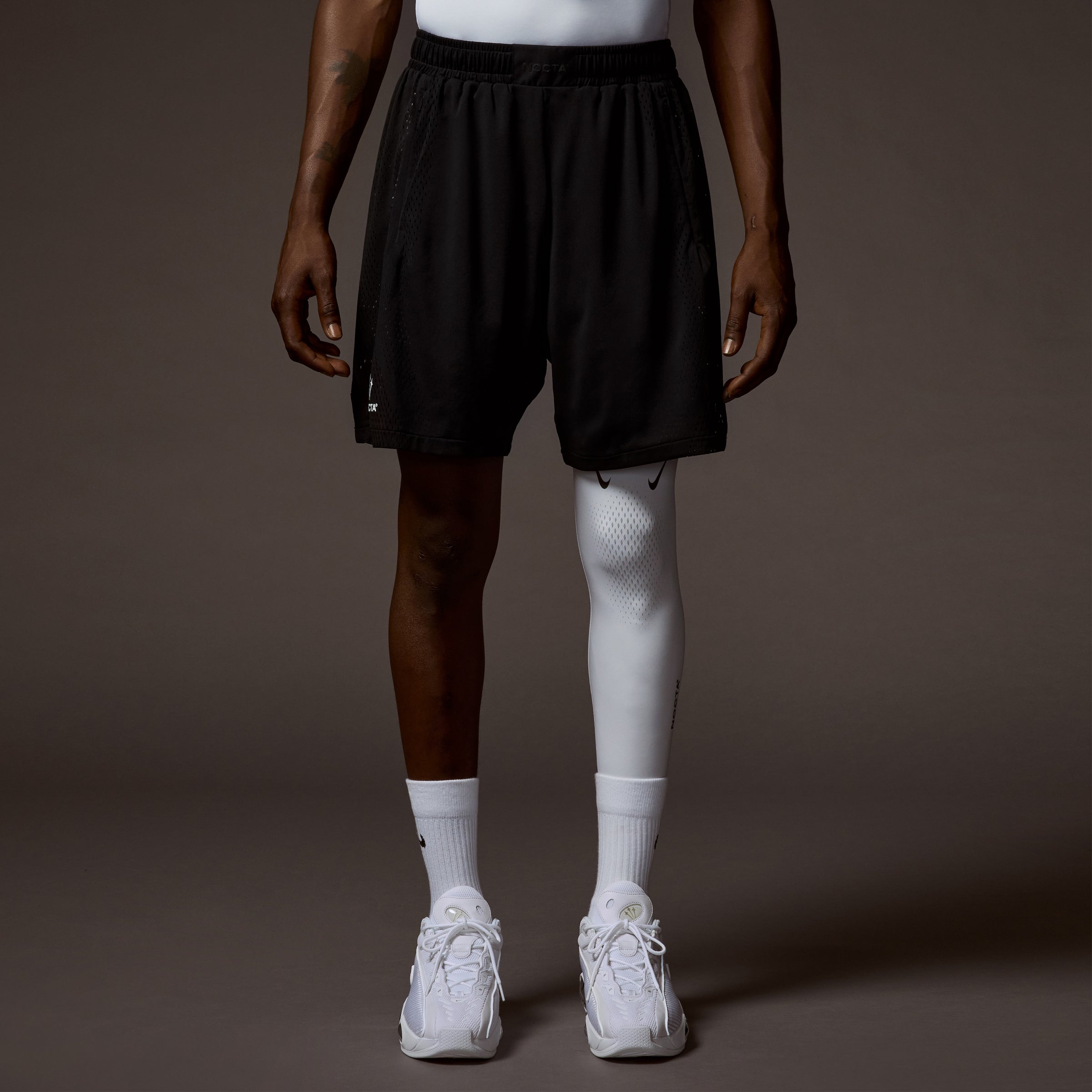 Single Leg Tights (Left) in White | NOCTA