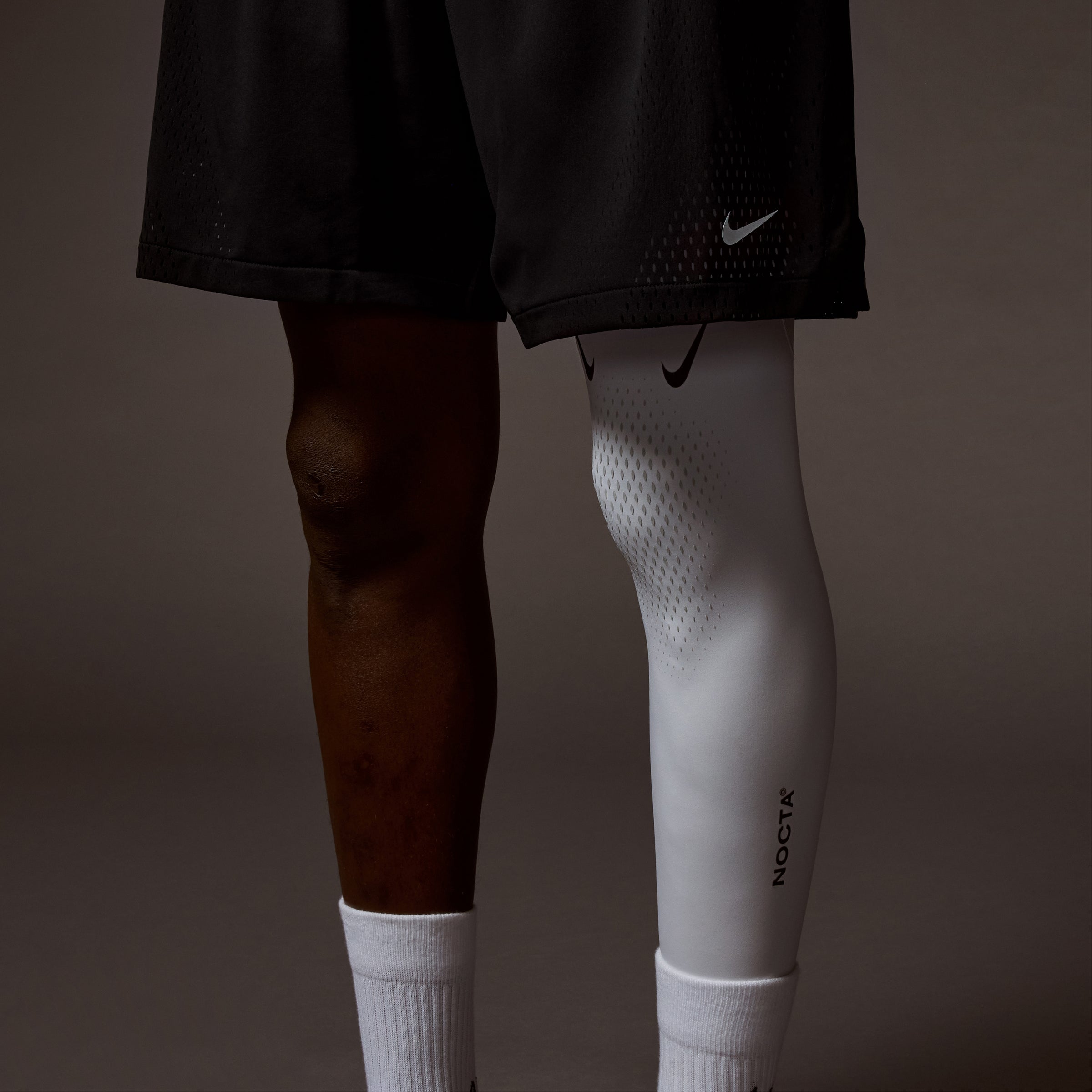 Single Leg Tights (Left) in White | NOCTA