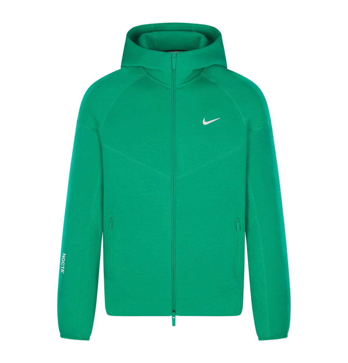 Tech Fleece Full Zip Hoodie Stadium Green | NOCTA