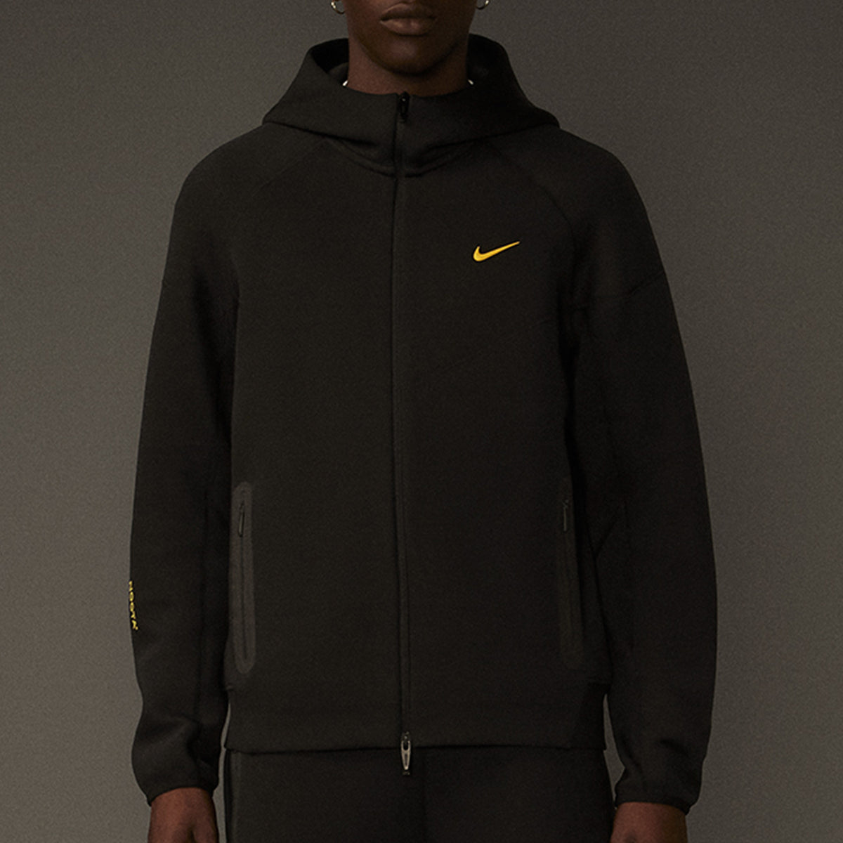 Tech Fleece Full Zip Hoodie Black | NOCTA
